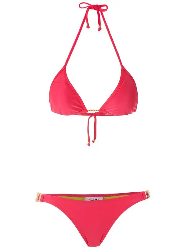AMIR SLAMA Senhor Do Biquíni Bikini Set - Pink