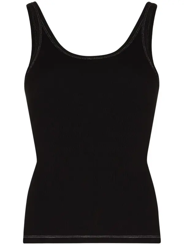 Ksubi Ribbed Tank Top - Black