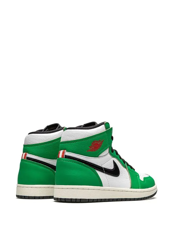 JORDAN Air 1 Retro High Og Lucky Sneakers - Green