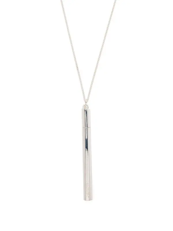 AMBUSH Oversize Pendant Necklace - Silver