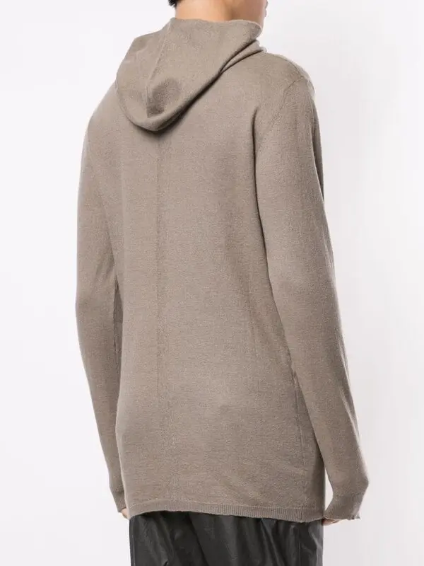 Rick Owens Longline Long-sleeve Hoodie