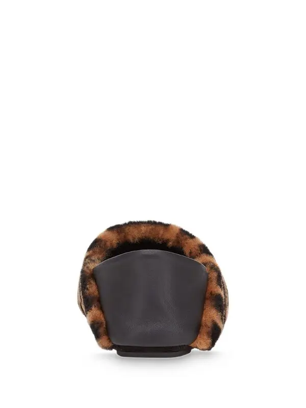 Fendi Shearling Ff Slippers