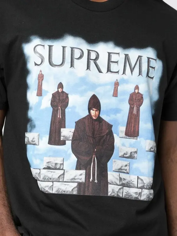 Supreme Levitation Graphic-print T-shirt - Black