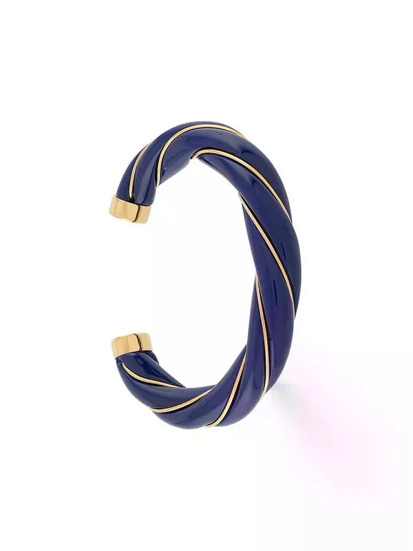 AURÉLIE BIDERMANN Diana Twist Cuff Bracelet - Blue