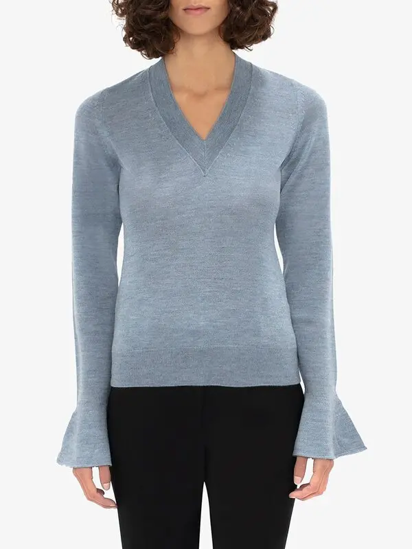JW Anderson Flared Cuff Logo Pullover