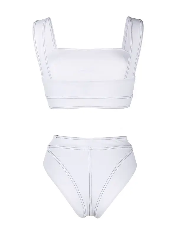 NOIRE SWIMWEAR Bralette Two-piece Bikini - White