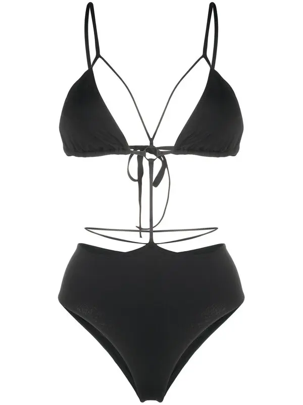 NOIRE SWIMWEAR Temptation Monokini - Black