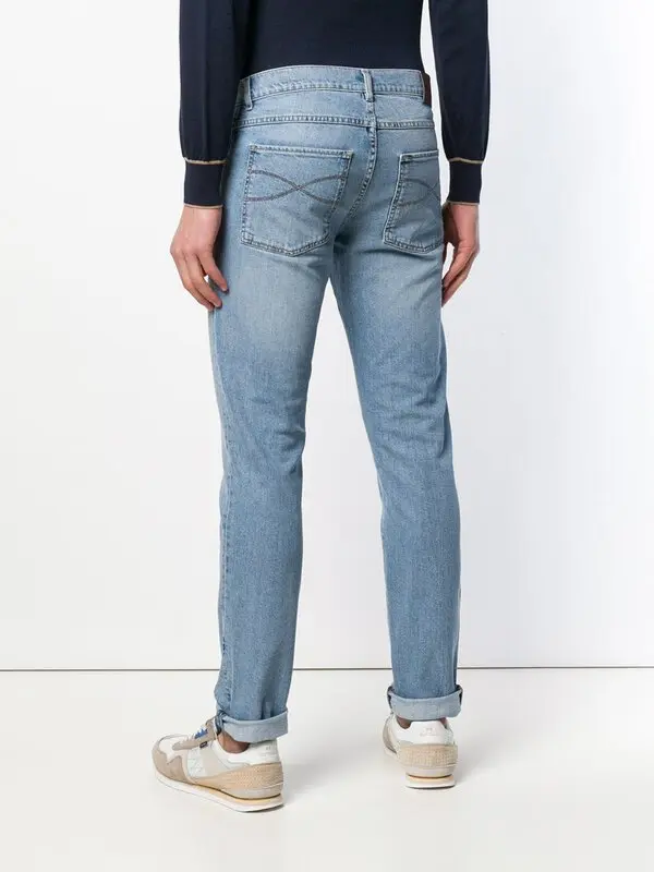 Brunello Cucinelli Skinny Low Rise Jeans