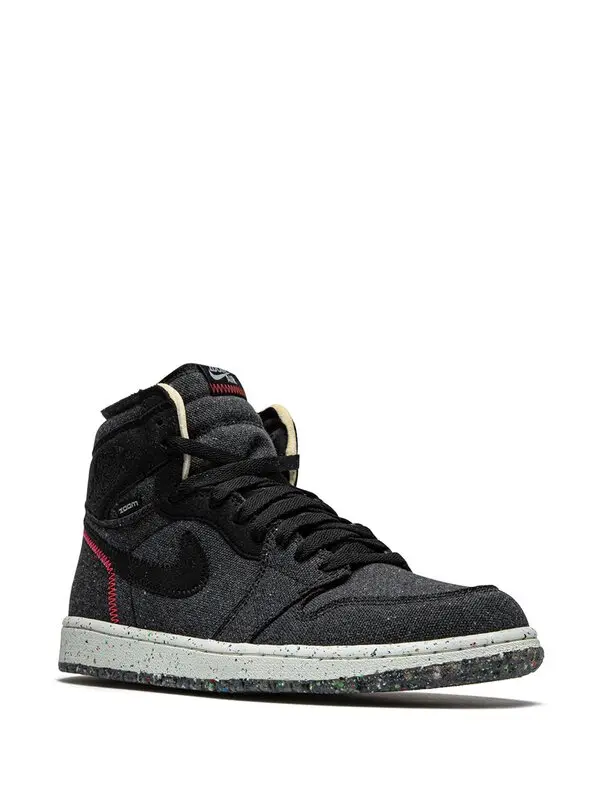 JORDAN Air 1 Retro High Og Zoom Space Hippie Sneakers - Black
