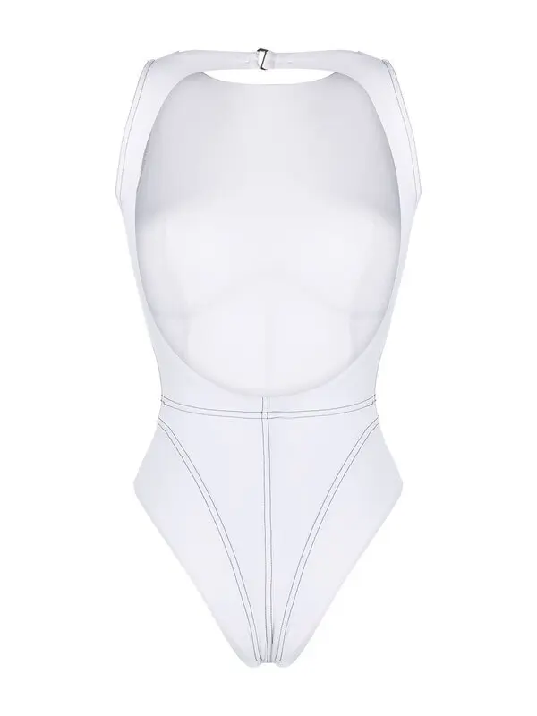 NOIRE SWIMWEAR Open-back One-piece Swimsuit