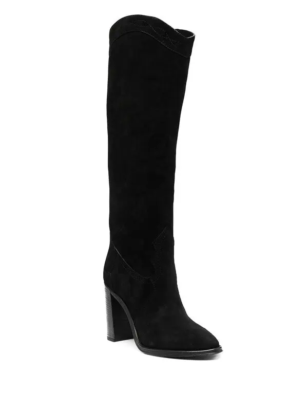 Saint Laurent Kate Knee-high Block Heel Boots