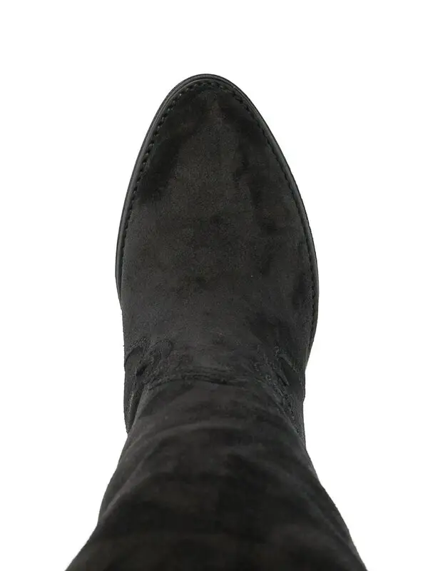 Saint Laurent Kate Knee-high Block Heel Boots