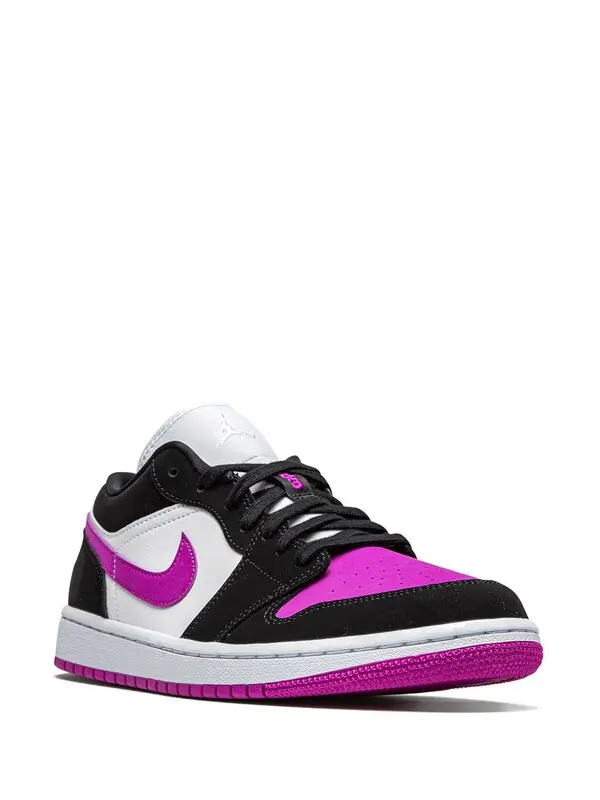 JORDAN Air 1 Low Cactus Flower Sneakers - Black