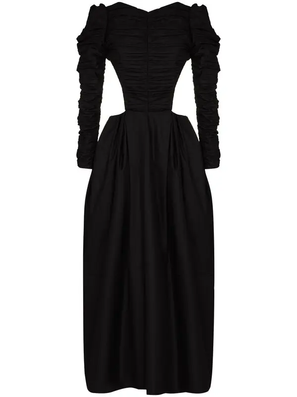 Khaite Rosaline Embellished Open-back Dress