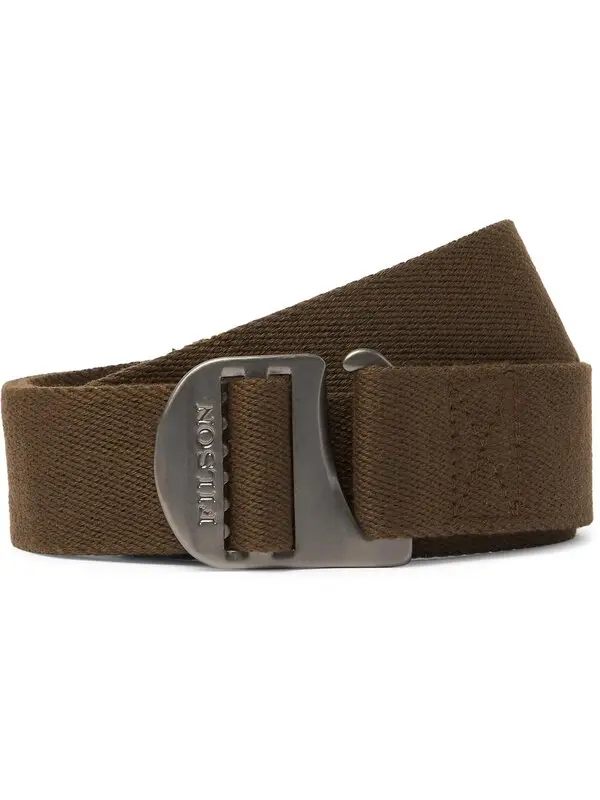 Filson Togiak 4cm Leather-trimmed Webbing Belt