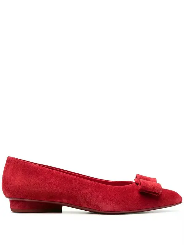 FERRAGAMO Viva Bow-detail Ballerina Shoes
