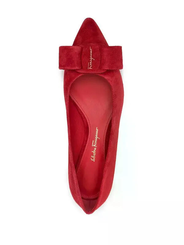 FERRAGAMO Viva Bow-detail Ballerina Shoes