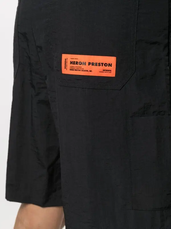 Heron Preston Logo-patch Track Shorts