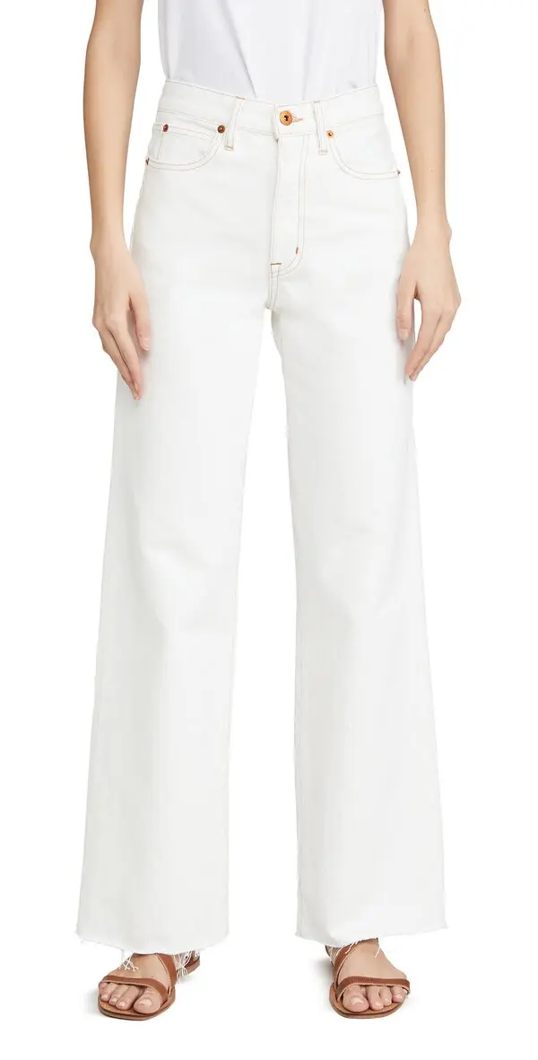 SLVRLAKE Grace Jeans - Natural White