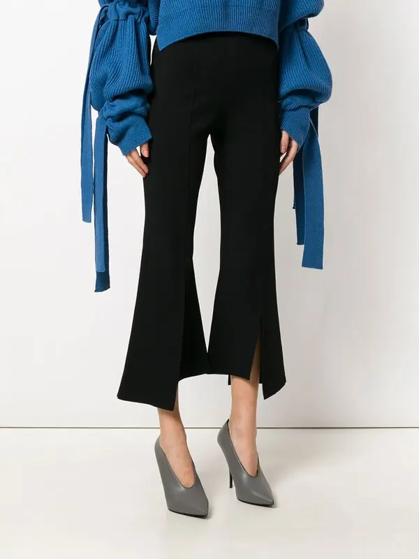 Stella McCartney Cropped Asymmetric Trousers