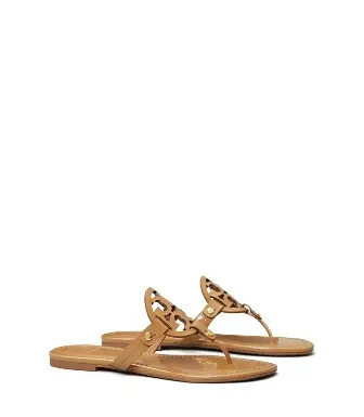 Tory Burch Miller Patent Sandal - Brown