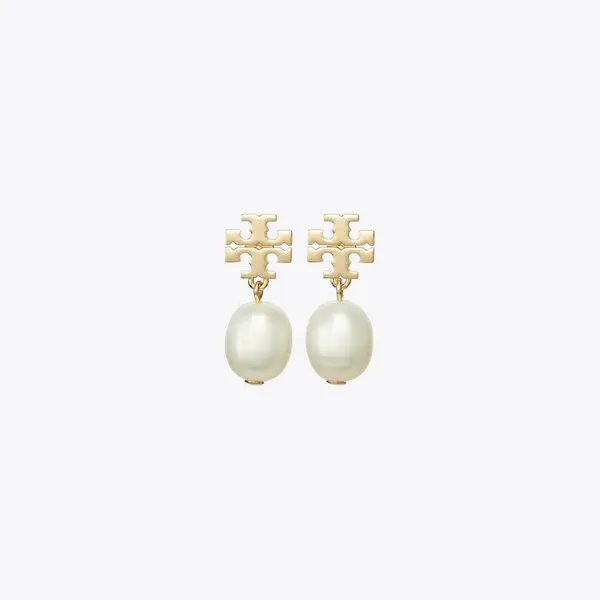 Tory Burch Moondance Pearl Drop Earrings - Tory Gold/ivory
