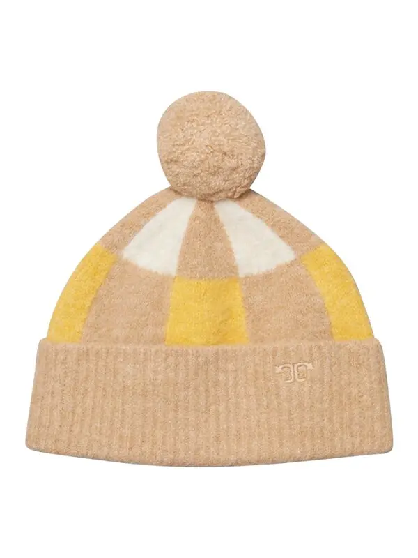 Tory Burch Knit Check Hat - Pattern