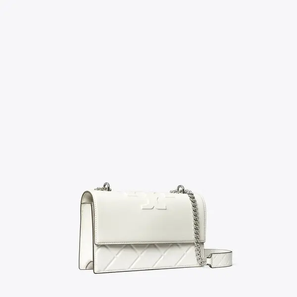 Tory Burch Small Fleming Shoulder Bag - Blanc