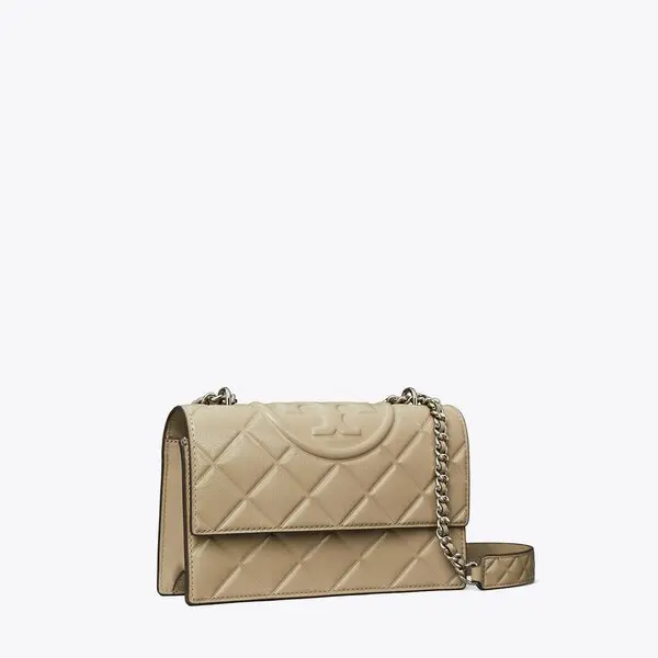 Tory Burch Small Fleming Shoulder Bag - Soft Cement