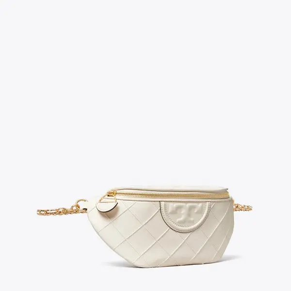 Tory Burch Fleming Soft Belt Bag - Light Cream