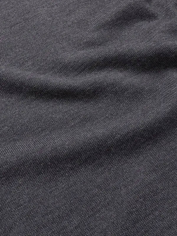 John Smedley Slim-fit Merino Wool Half-zip Sweater - Gray