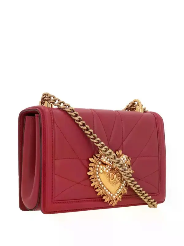 Dolce & Gabbana Medium Devotion Shoulder Bag - Red