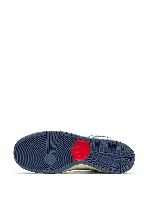 Nike X Atlas Sb Dunk High Pro Lost At Sea Sneakers - White