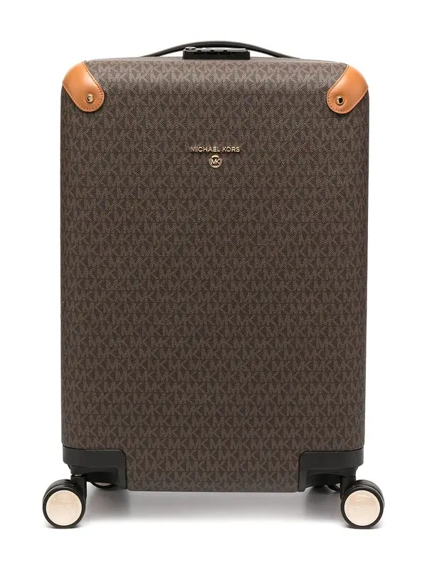 Michael Kors Monogram Print Suitcase