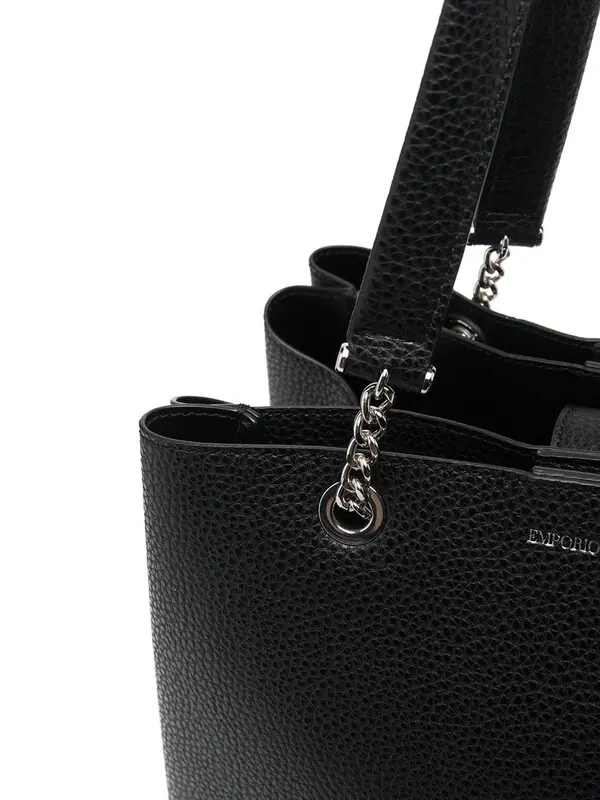 Emporio Armani Pebbled-effect Tote Bag