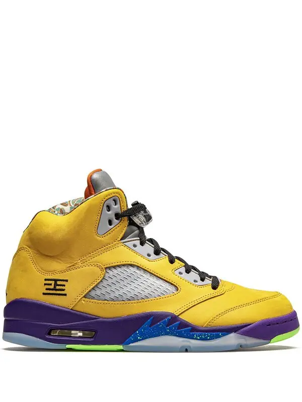 JORDAN Air Retro What The Sneakers - Yellow