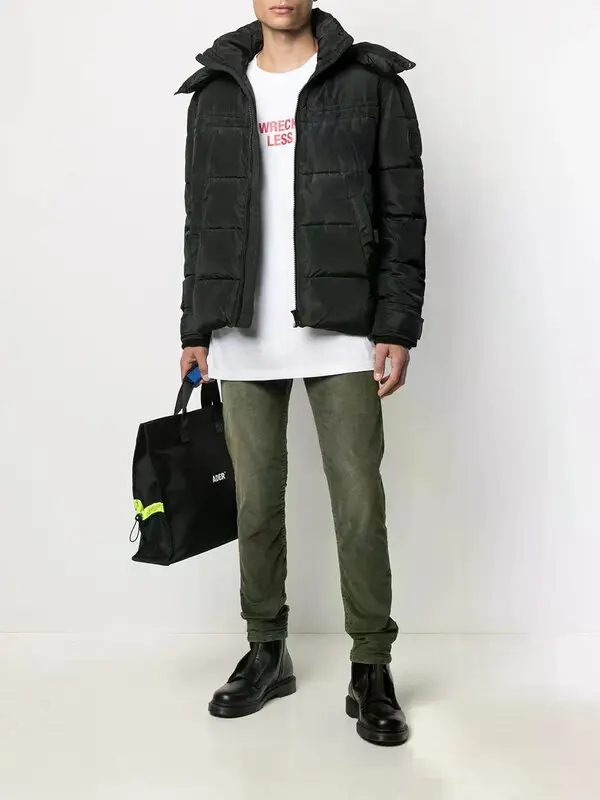 DIESEL® D-strukt Velvet Trousers - Green