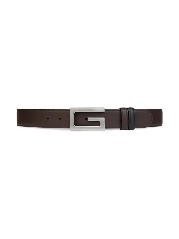 Gucci Logo-buckle Reversible Belt
