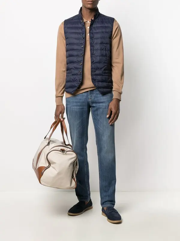 Brunello Cucinelli Mid-rise Straight Leg Jeans - Blue