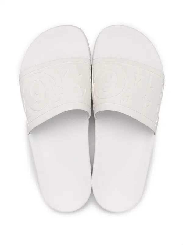 MAISON MARGIELA Logo Embossed Slides