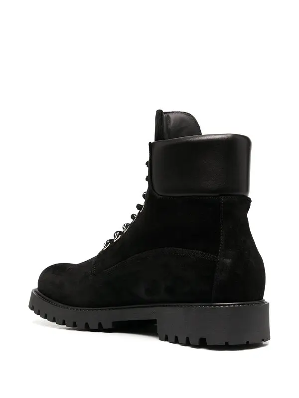 Philipp Plein Suede Ankle Boots