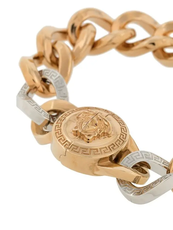 Versace Medusa Medallion Chain Bracelet