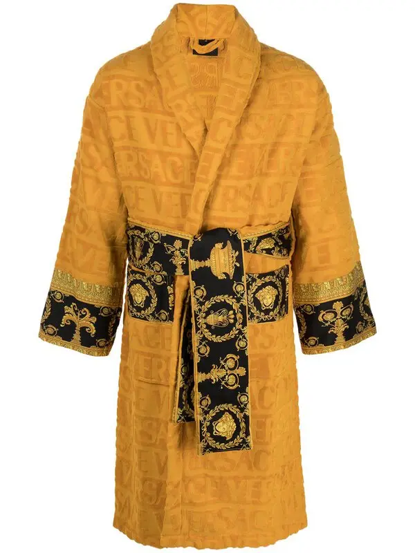 Versace I Love Baroque Bathrobe - Yellow