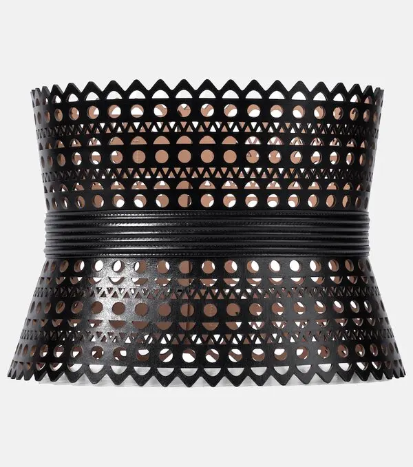 Alaïa Vienne Leather Corset Belt