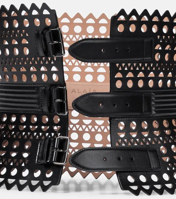 Alaïa Vienne Leather Corset Belt