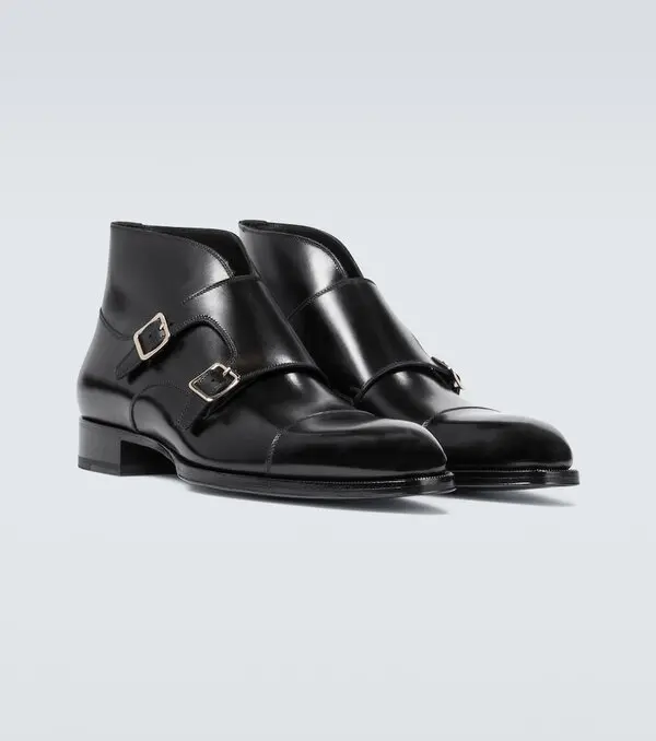 TOM FORD Sutherland Double Monk Strap Shoes