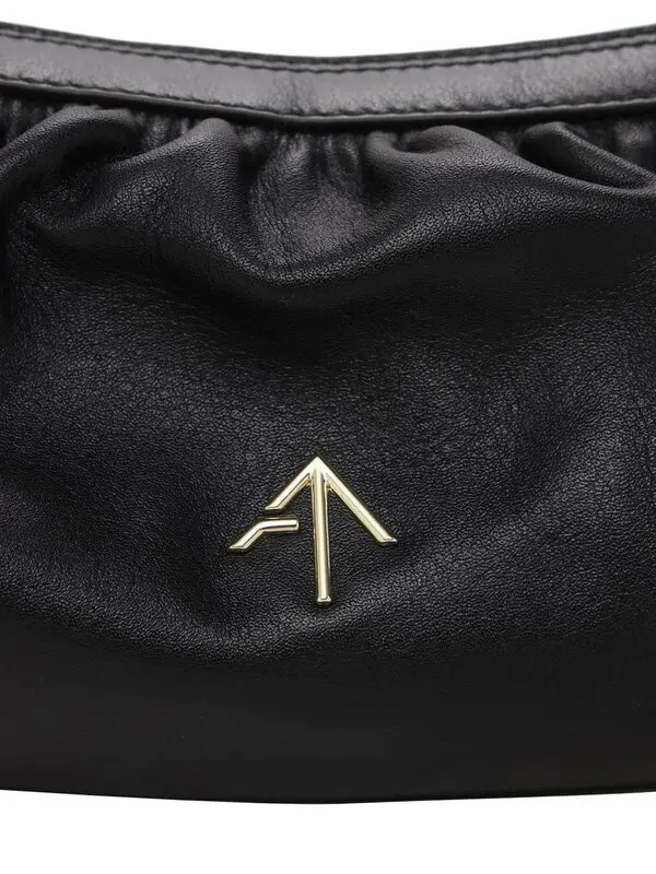 Manu Atelier Ruched Cylinder Chain Xx Bag