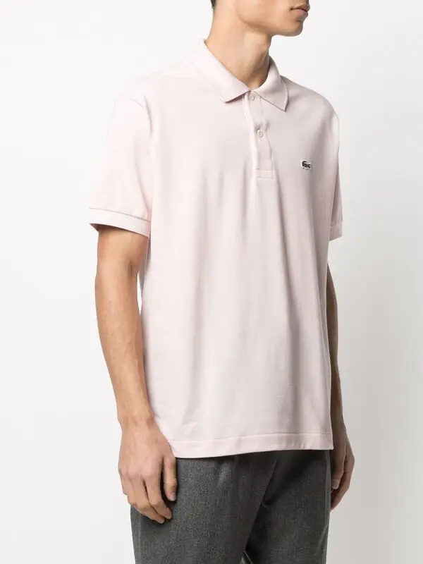 Lacoste Embroidered Logo Polo Shirt - Pink