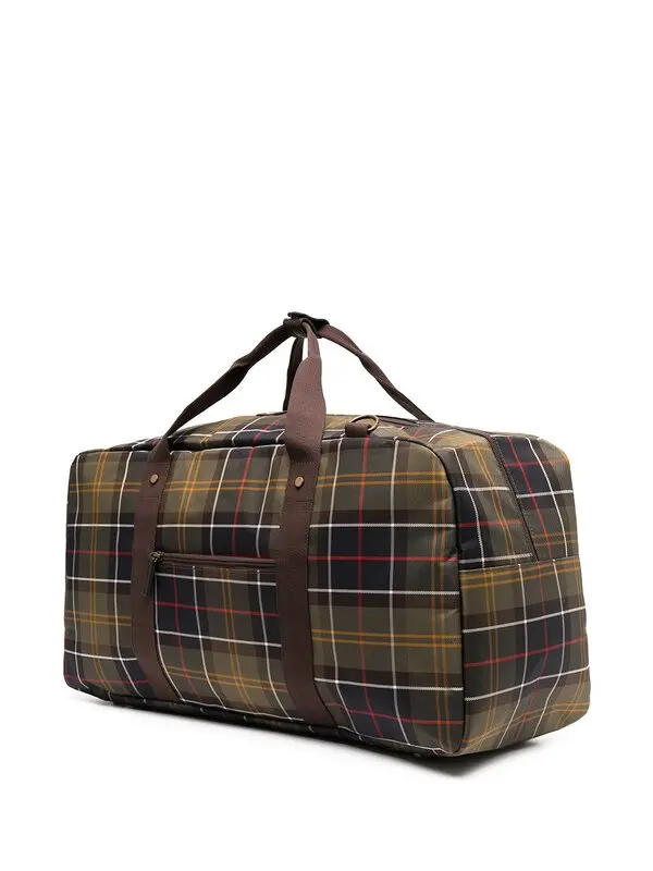 Barbour Plaid Check Luggage Bag