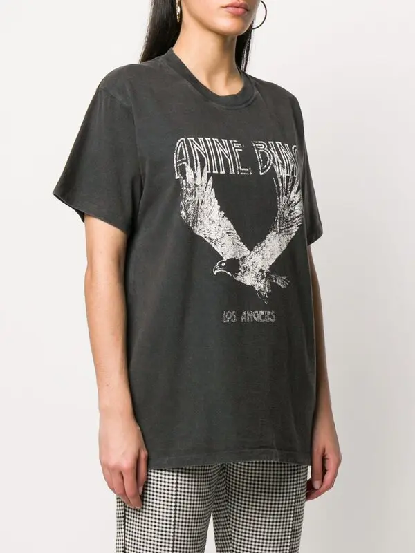 ANINE BING Lili Eagle-print T-shirt